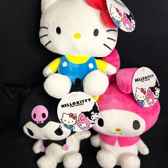 Sanrio | Toys | Hello Kitty My Melody Kuromi Plush Set | Poshmark